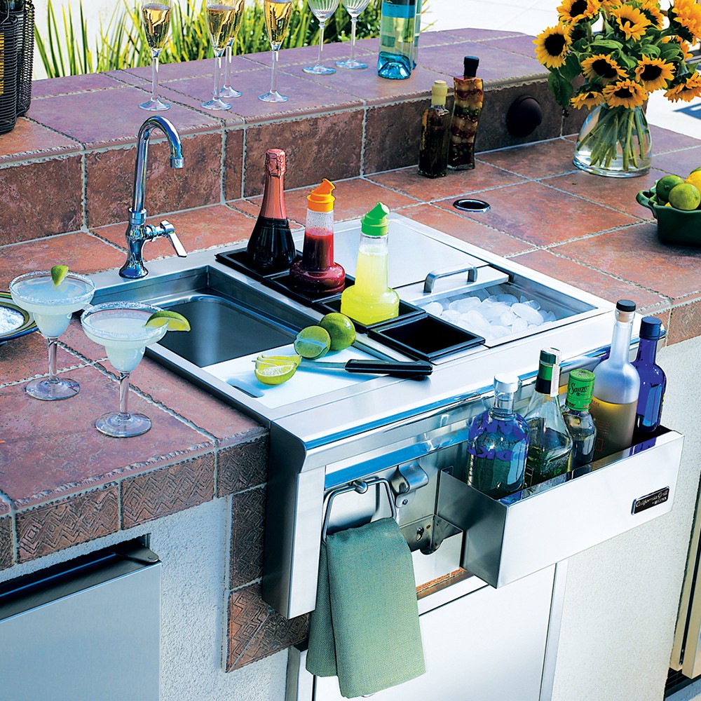 Our worktops are the perfect finishing product for an outdoor kitchen ...