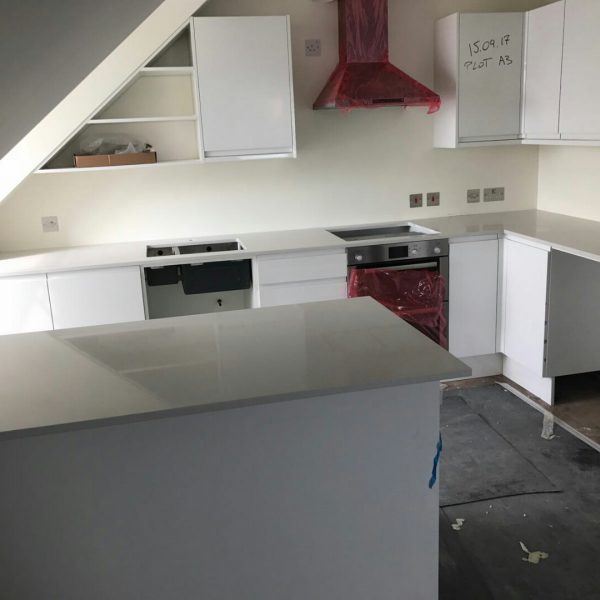 Bianco De Lusso - Trio of kitchens - Rickmansworth, Herts - Rock and Co ...