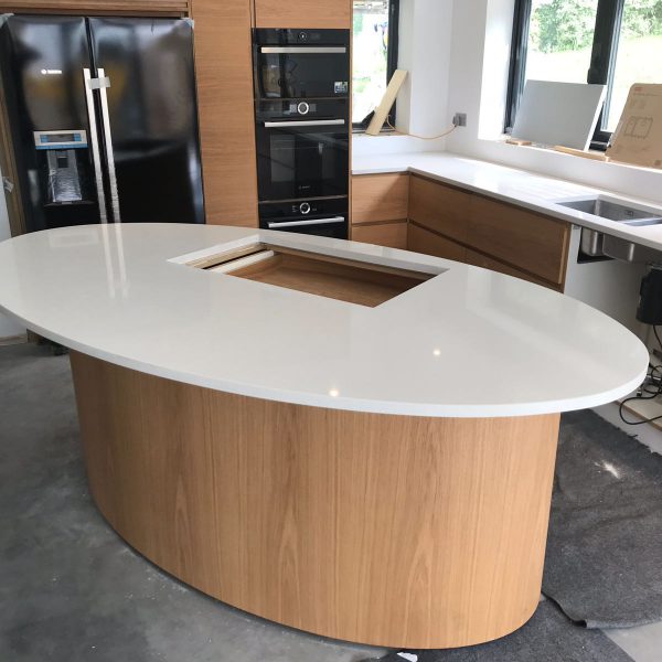 Bianco De Lusso- Ware, Herts - Rock and Co Granite and Quartz Worktops